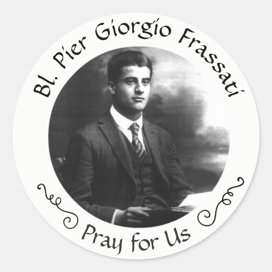 Blessed Pier Giorgio Frassati Classic Round Sticker | Zazzle