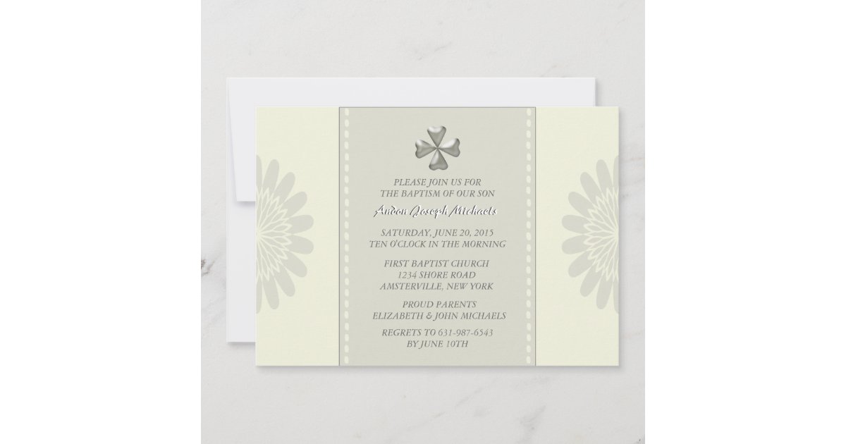 Blessed Religious Invitation | Zazzle