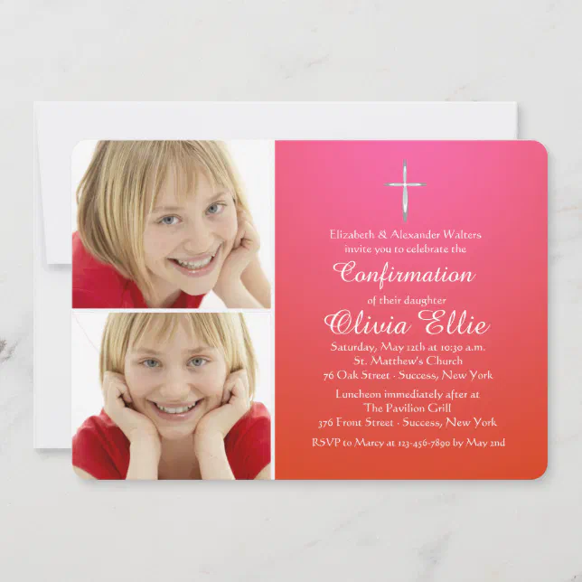 Blessed Sacrament Religious Photo Invitation | Zazzle