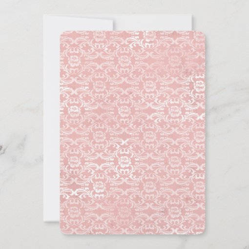 Blessed Script Baby Girl Elegant Personalize Birth Announcement | Zazzle