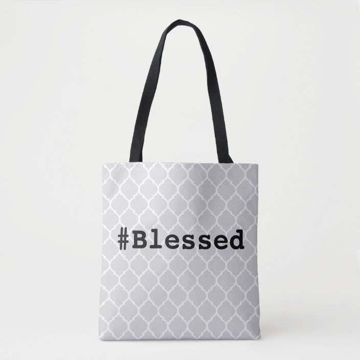 #Blessed Tote Bag | Zazzle.com
