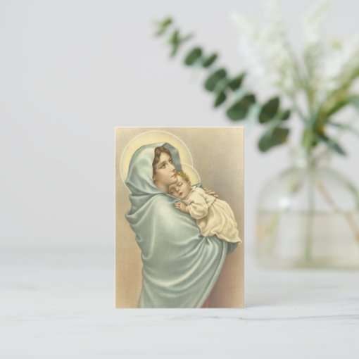 Blessed Virgin Mary Express Novena Prayer Card | Zazzle