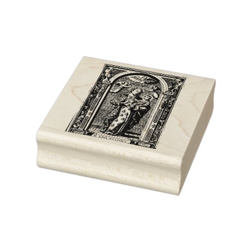 Blessed Virgin Mary Jesus Religious Rubber Stamp | Zazzle