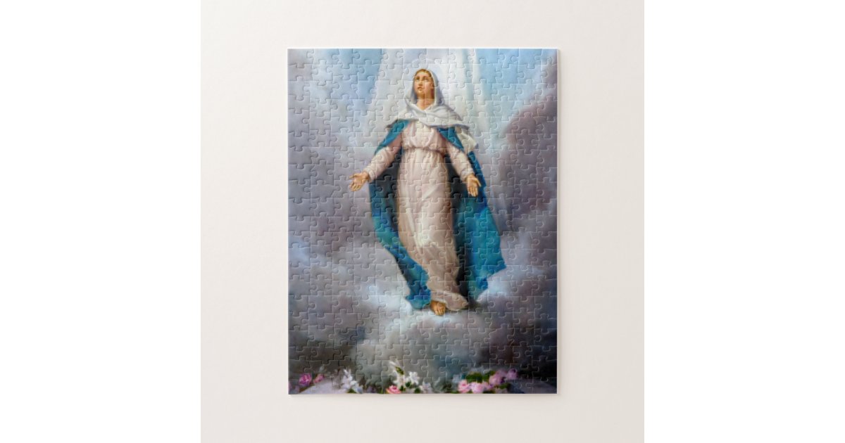 Blessed Virgin Mary Jigsaw Puzzle | Zazzle