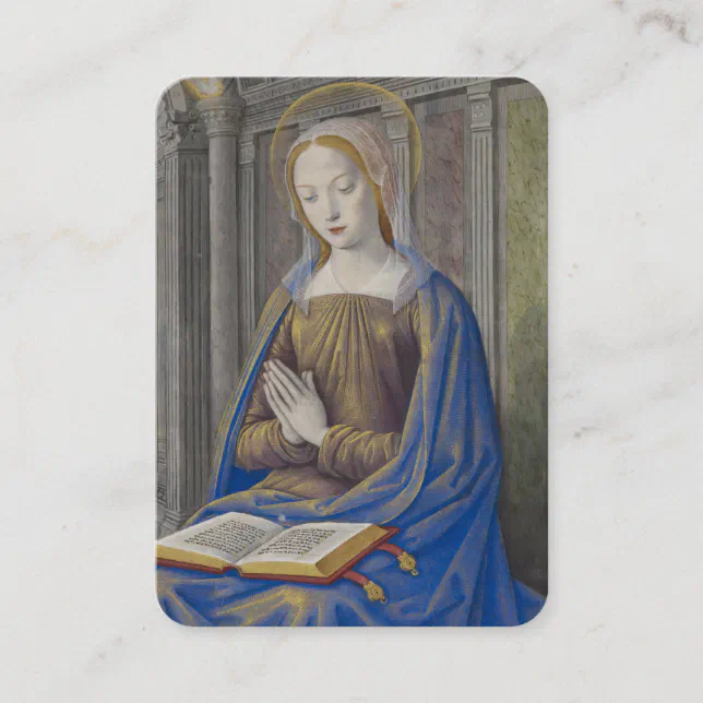 Blessed Virgin Mary Memorare Prayer Religious Card | Zazzle