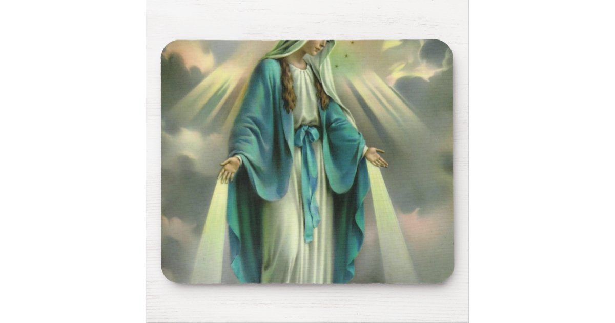 Blessed Virgin Mary Mouse Pad | Zazzle