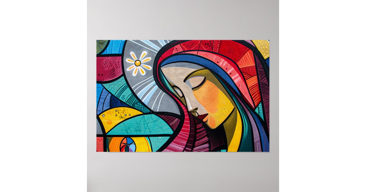 Blessed Virgin Mary Poster | Zazzle