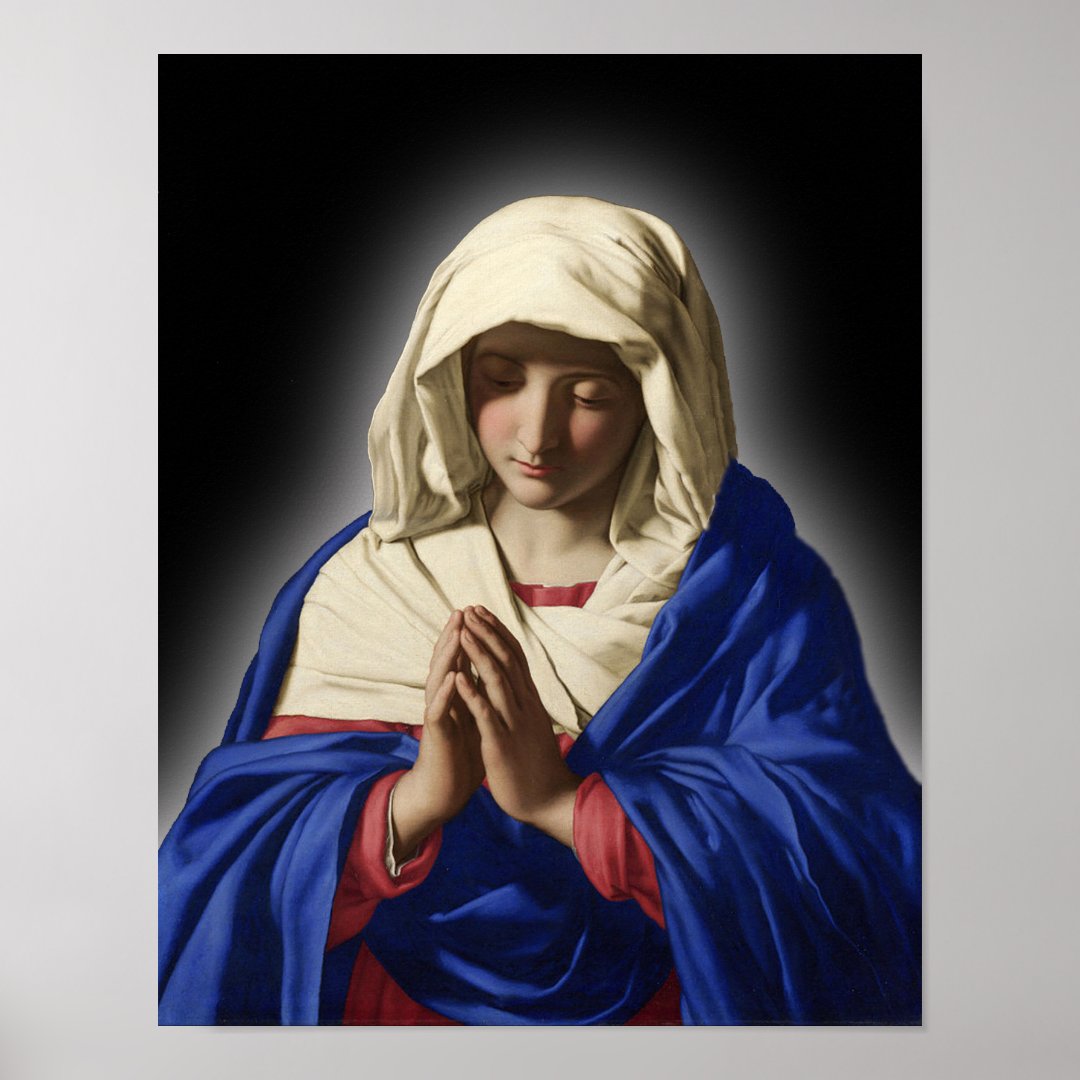 BLESSED VIRGIN MARY POSTER | Zazzle