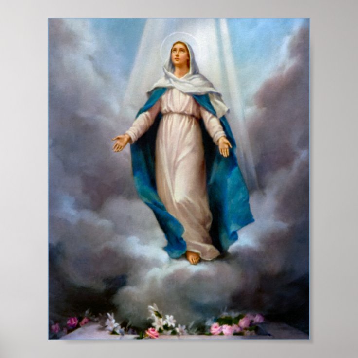 Blessed Virgin Mary Poster | Zazzle
