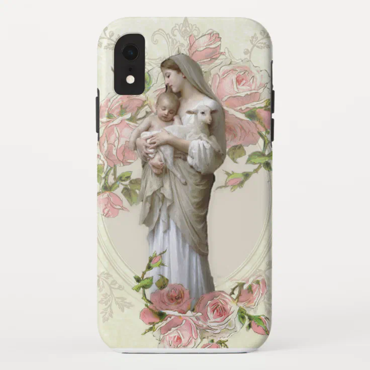 Blessed Virgin Mary Religious Vintage Catholic Case-Mate iPhone Case ...