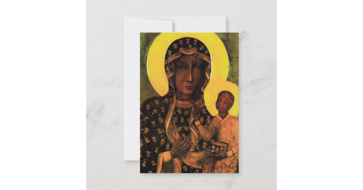 Blessed Virgin Mary Thank You Card | Zazzle