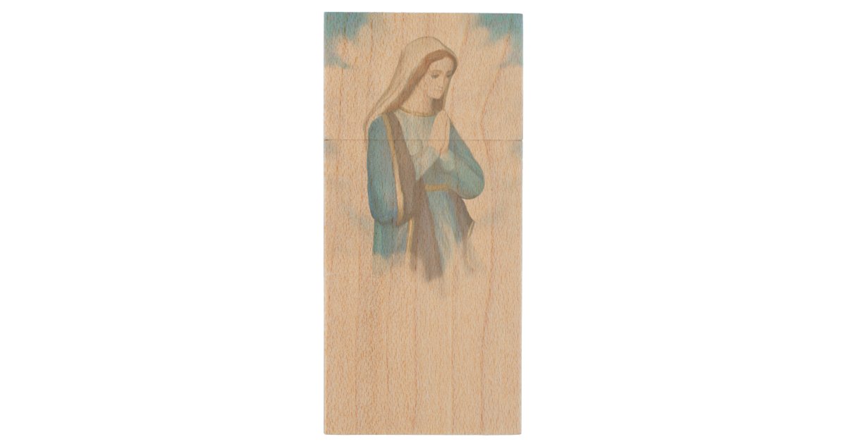 Blessed Virgin Mary USB Flash Drive | Zazzle