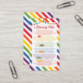 Blessing pills Poem Gift Tag | Zazzle