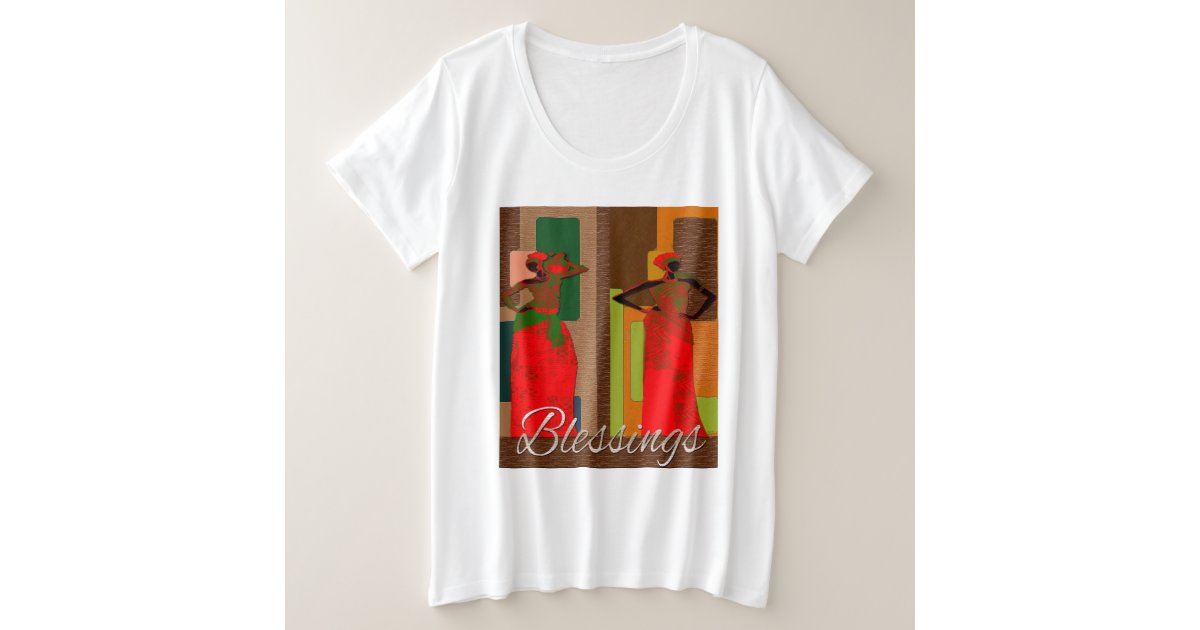 Blessings Plus Size T-Shirt | Zazzle