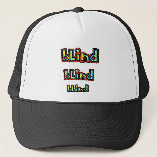 blind brand trucker hat | Zazzle
