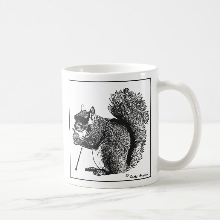 Blind Squirrel Finds a Nut Mug | Zazzle
