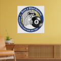 Blind Squirrel Pool Poster | Zazzle
