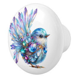 Bling Birds Theme Ceramic Knob | Zazzle
