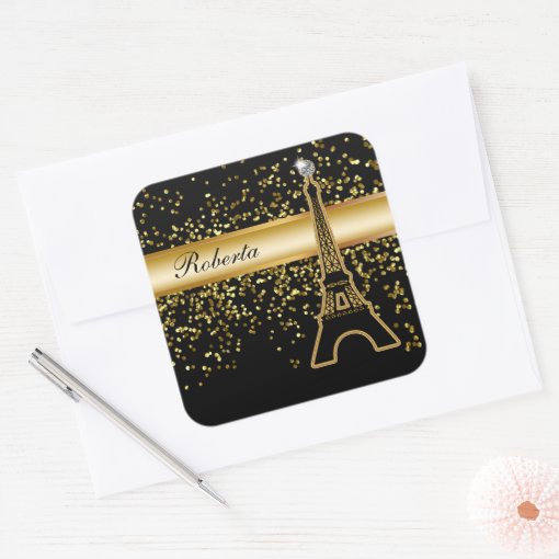 Bling Monogram Stickers | Zazzle