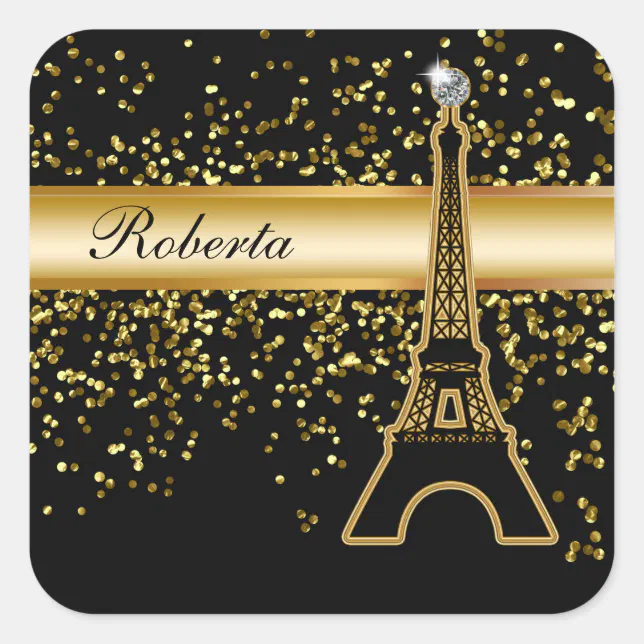 Bling Monogram Stickers | Zazzle