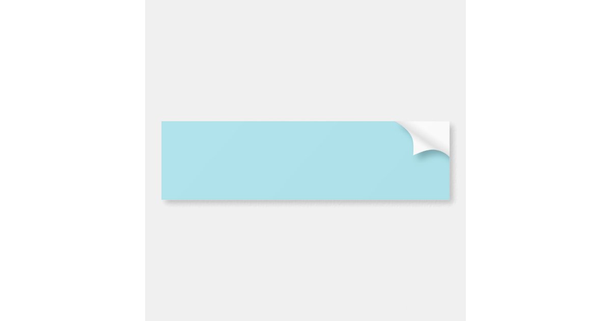 Blizzard Blue Background Bumper Sticker | Zazzle