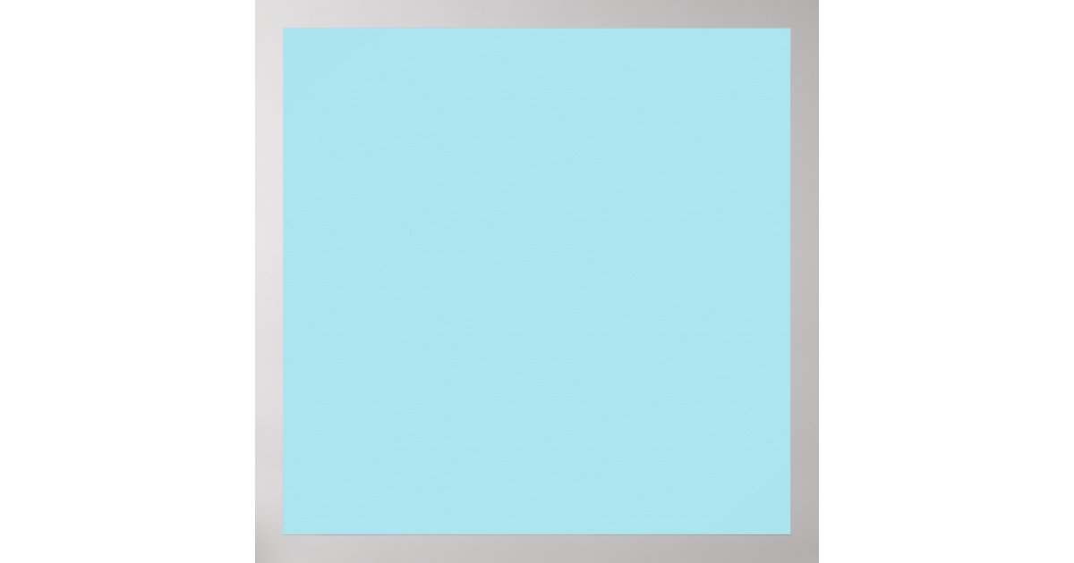 Blizzard Blue Background Poster | Zazzle