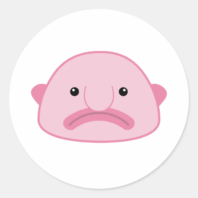 Blobfish Sticker | Zazzle
