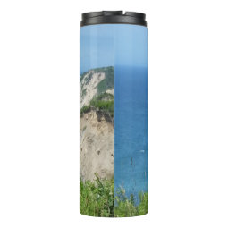 Block Island Bluffs - Block Island, Rhode Island Thermal Tumbler | Zazzle