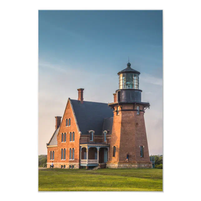 Block Island Lighthouse 16x19 Print | Zazzle