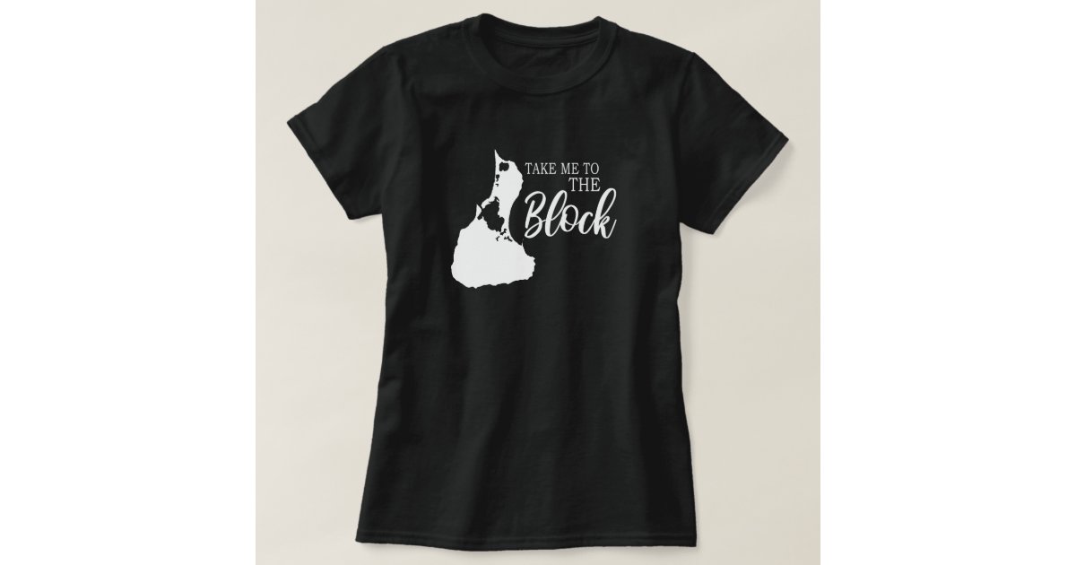 Block Island Map T-Shirt | Zazzle