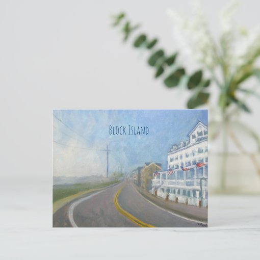 Block Island Post Card, Entering Old Harbor Postcard | Zazzle