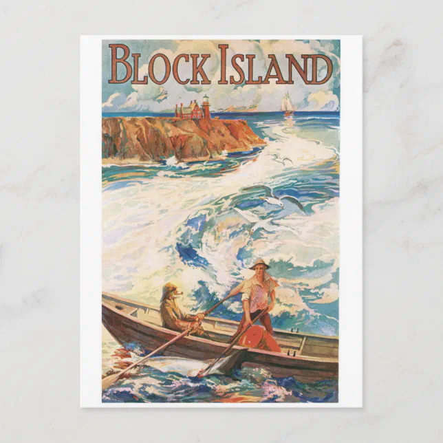 Block Island Postcard | Zazzle