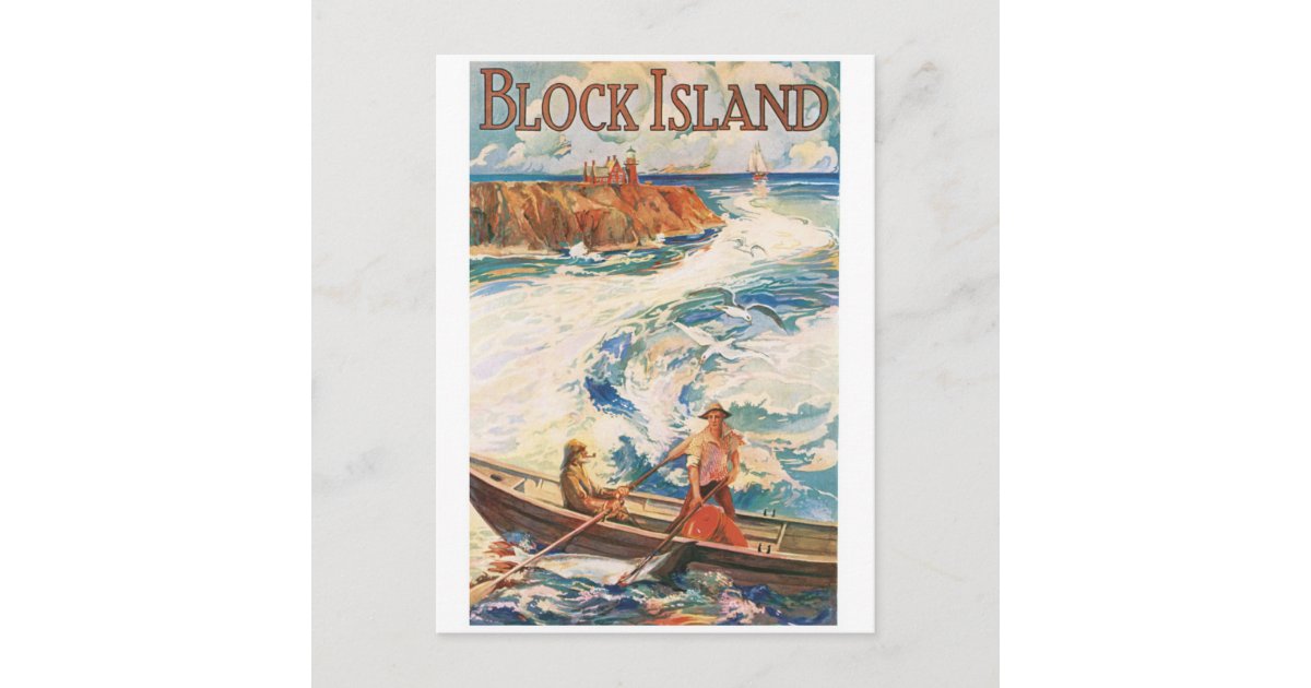 Block Island Postcard | Zazzle