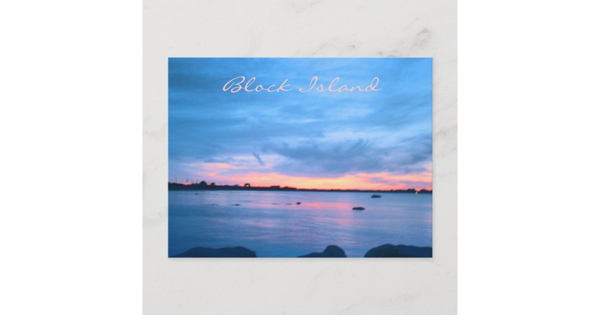 Block Island Postcard | Zazzle
