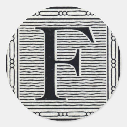 Fancy Letter T Classic Round Sticker | Zazzle.com