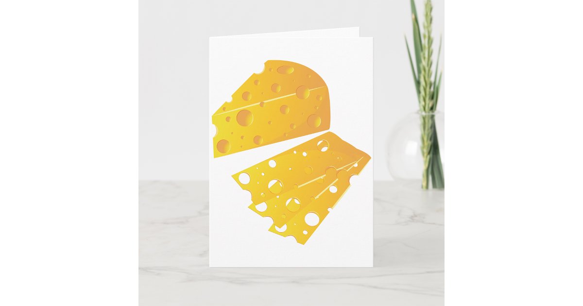 Block Of Cheese Greeting Cards | Zazzle