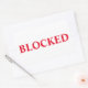 Blocked Sticker | Zazzle