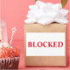 Blocked Sticker | Zazzle