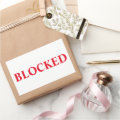 Blocked Sticker | Zazzle