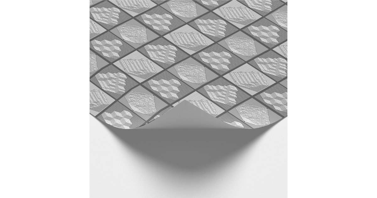 Blocks Maze Puzzle Wrapping Paper | Zazzle