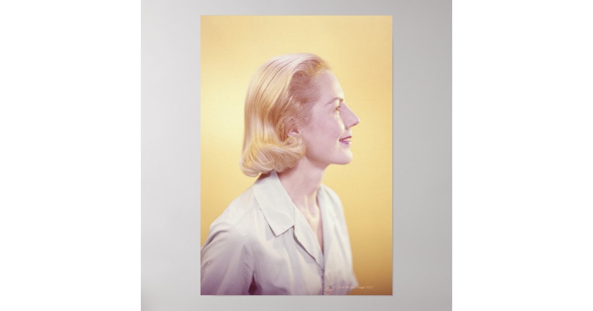 Blond Woman Poster | Zazzle