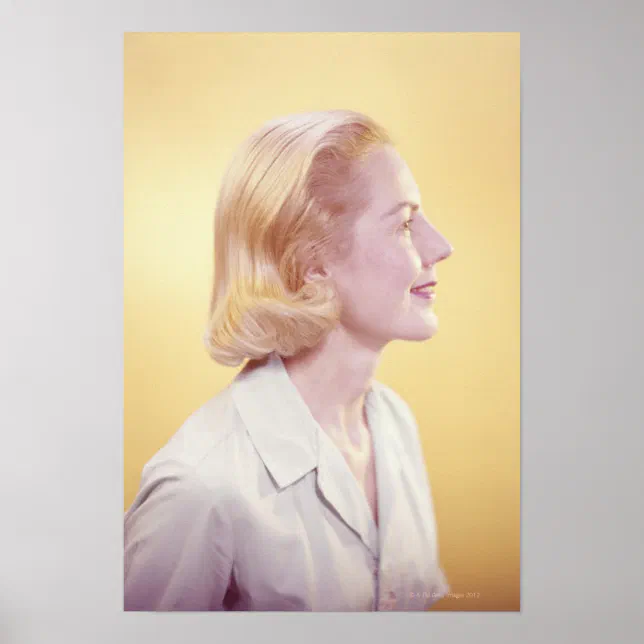 Blond Woman Poster | Zazzle