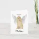 Blonde Tan Golden Cocker Spaniel Sympathy Memorial Card | Zazzle