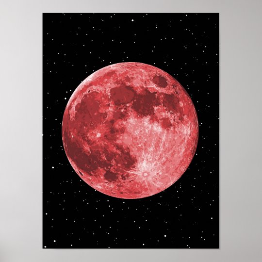 Blood Moon Poster | Zazzle.com