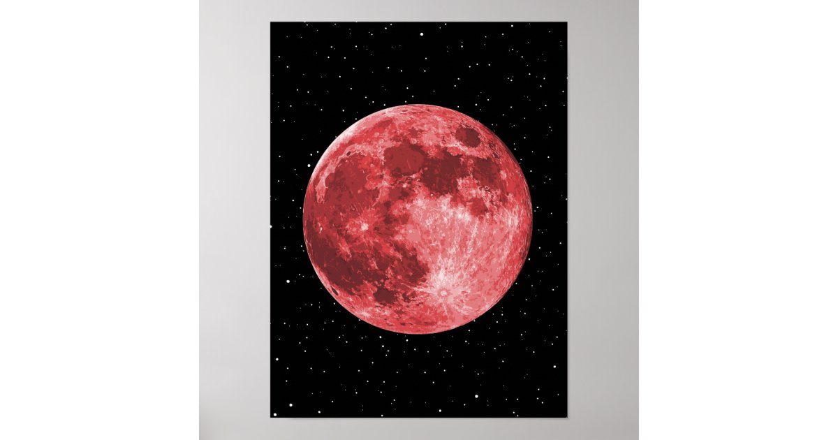 Blood Moon Poster | Zazzle