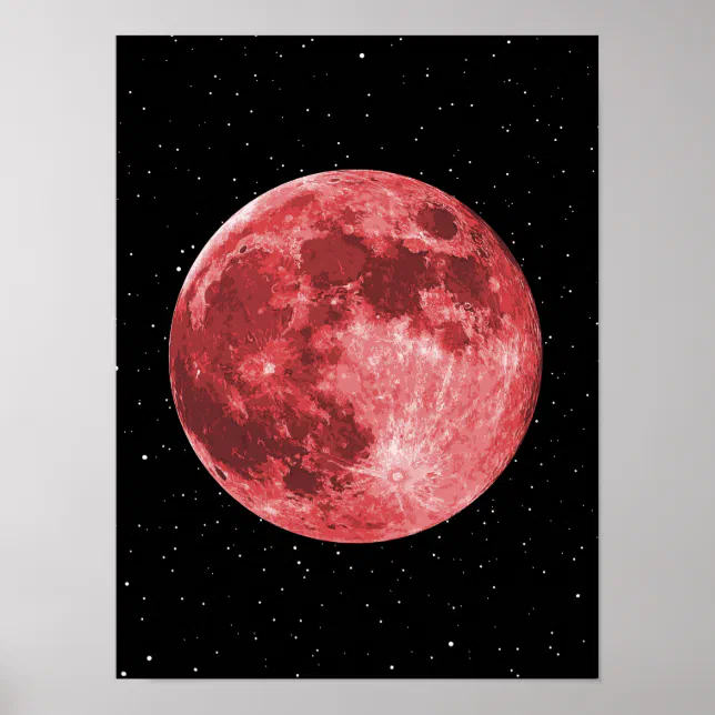 Blood Moon Poster | Zazzle