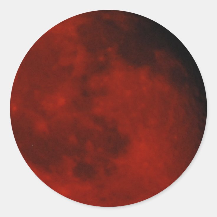 Blood Moon Stickers | Zazzle