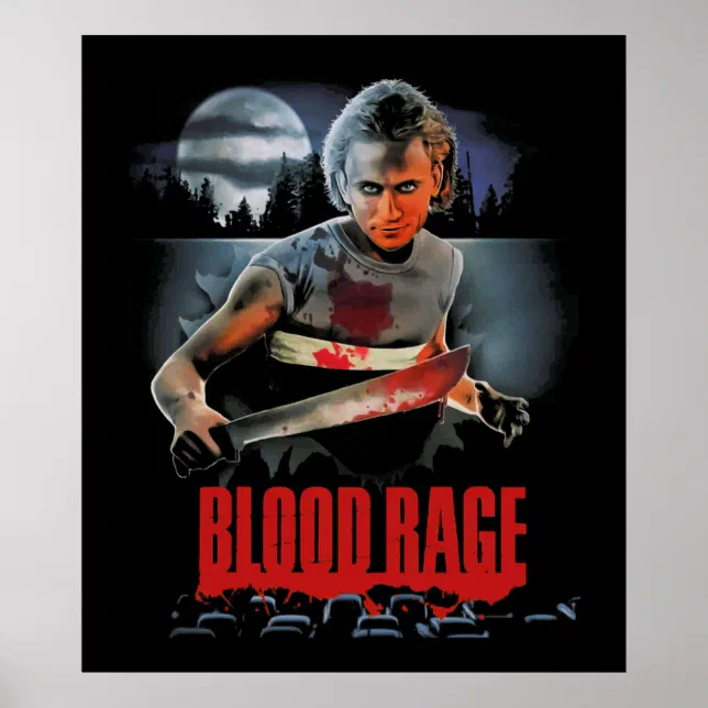 Blood Rage Poster | Zazzle