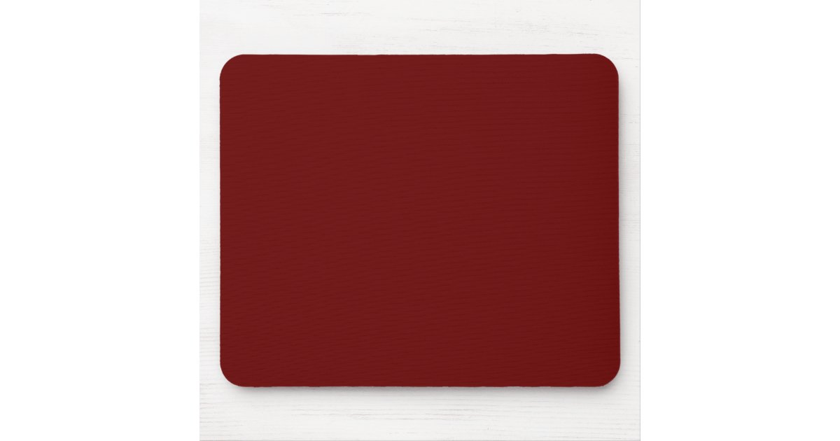 Blood red (solid color) mouse pad | Zazzle
