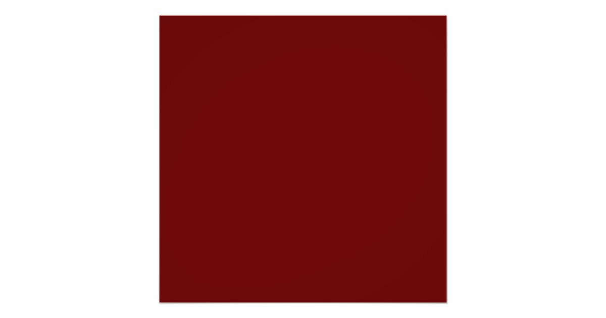 Blood red (solid color) photo print | Zazzle